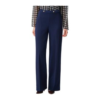 Joseph Ribkoff Lds Pant - - Trousers - Damen - Blau - XL