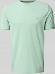 Fynch-Hatton T-Shirt mit Label-Stitching