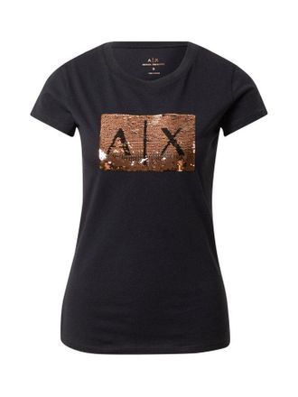 A|X Armani Exchange T-Shirt (1-tlg) Pailletten