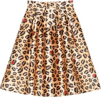 Alessandro Enriquez Femme, Jupes, Beige, Taille: 40 FR Midi Skirts