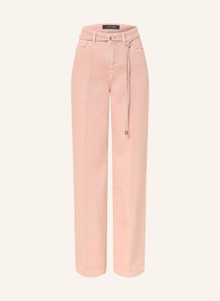 Marc Cain Wide Leg Jeans Warri Mit Schmucksteinen rosa