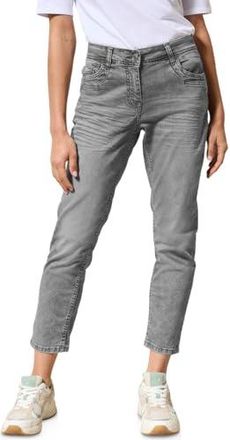 Cecil B378647 Jean Coupe d&eacute;contract&eacute;e, Mid Grey Used Wash, 26W / 26L Femmes