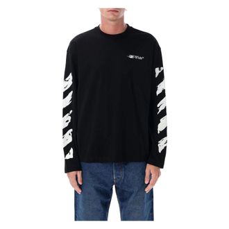 Off-white Ink Arrow Langarm T-Shirt Schwarz - - Sweatshirts & Hoodies - Herren - Schwarzk - L