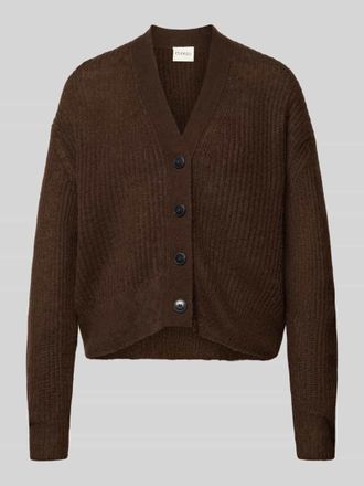 Closed Strickjacke aus Alpaka-Mix mit V-Ausschnitt