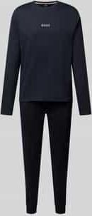 HUGO BOSS Regular Fit Pyjama-Set aus reiner Baumwolle