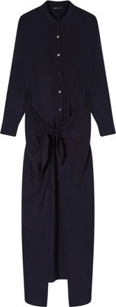 Emporio Armani Femme, Robes, Noir, Taille: 44 FR Chemisier Dress