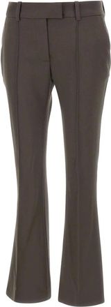The Attico Femme, Pantalons, Brun, Taille: 38 FR Wide Pantalons