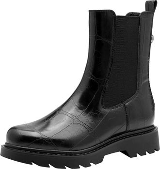 Tamaris Damen Stiefel Vegan schwarz 39
