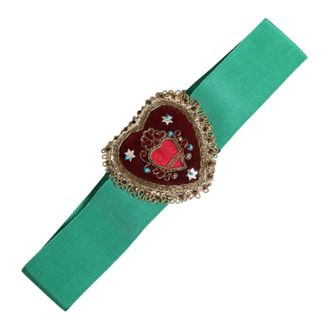 Dolce & Gabbana Femme, Accessoires, Vert, Taille: S Ceinture de taille