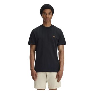 Fred Perry Herren, Oberteile, Schwarzk, LGr&ouml;&szlig;e