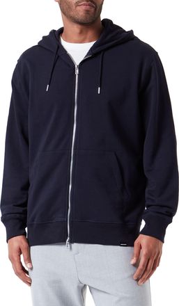 Seidensticker Mens Kapuzenjacke Regular Fit Cardigan Sweater, Dunkelblau, M