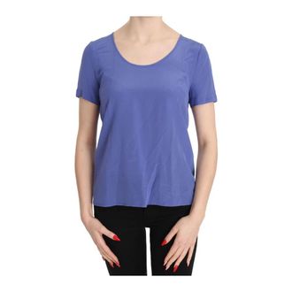 Patrizia Pepe Kurz&auml;rmeliges Casual Top - - Blouses & Shirts - Damen - Lila - M