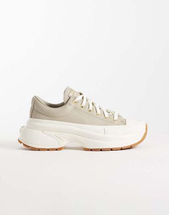 Converse Run Star Crush in Beige-Braun