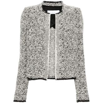 Iro Iro, Femme, Vestes, Noir, Taille: 44 FR Veste Tailleur Contemporaine