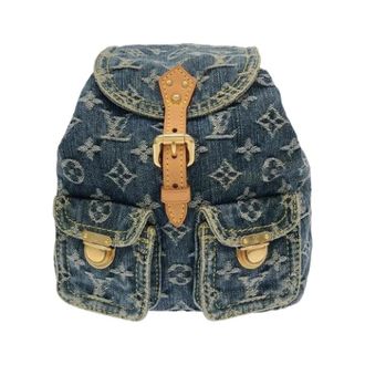 Louis Vuitton Pre-owned Monogram Denim Rucksack - - Pre-owned - Damen - Blau - ONE SIZE