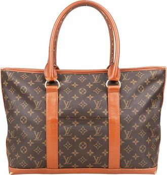 Louis Vuitton Crossbody Bags - Louis Vuitton Canvas Monogram Sac Weekend Handbag - Gr. unisize - in Braun - f&uuml;r Damen