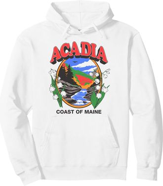 Trendy Apparel Acadia Coast of Maine Roaring River Pullover Hoodie