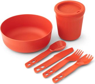 Sea To Summit Passage Dinnerware Set 1P 6-teilig - Geschirrset orange, ACK037051-120816