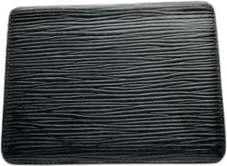 Louis Vuitton unisex, Pre-owned, Noir, Taille: ONE Size Portefeuille en cuir Pre-owned