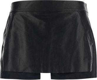 Rick Owens Femme, Shorts, Noir, Taille: 34 FR Fog Miniskirt