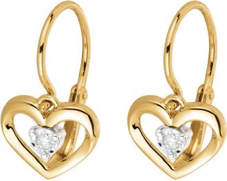 Edenly Ohrstecker Mon Amour in Gelbgold