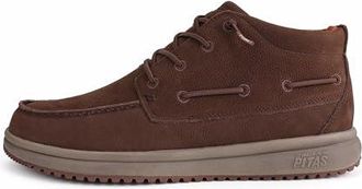 Walk In Pitas | TIMOR LEATHER | Bottes pour homme | Bottine | Chaussures Dhiver | Bottines | Botte Dhiver | Chaussure sans lacets | Chaussures Walkinpitas | Marron 