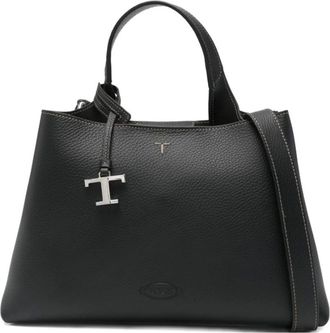 Tod's Femme, Sacs, Noir, Taille: ONE Size Petit sac cabas en cuir
