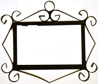 Generic Filigraner Metallrahmen mit 3 Fliesen, 10 cm x 15 cm (3 Fliesenrahmen)