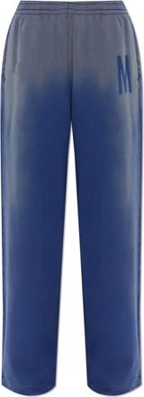 Moschino Femme, Pantalons, Bleu, Taille: 38 FR Pantalons