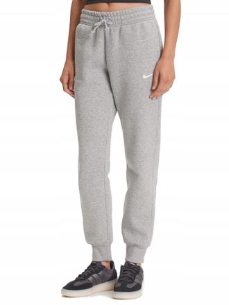 Nike Nike Damen Phnx FLC Mr Std Hose, Dk Grey Heather/Sail, M