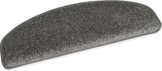 YPSILON Stufenmatten/Treppenschoner Madrid halbrund 65x23cm (Grau)
