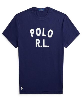 Ralph Lauren T-Shirt aus Baumwolle mit Label-Stickerei, Classic Fit in