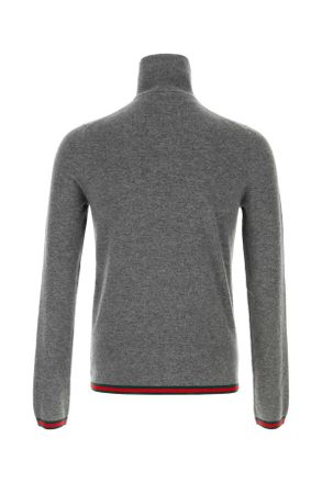 Gucci Mens Grey Cashmere Sweater Exterior: Maglieria