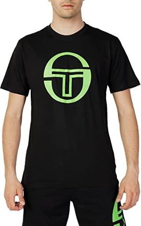 Sergio Tacchini Big Logo Fluo TS, Black Acid, Medium