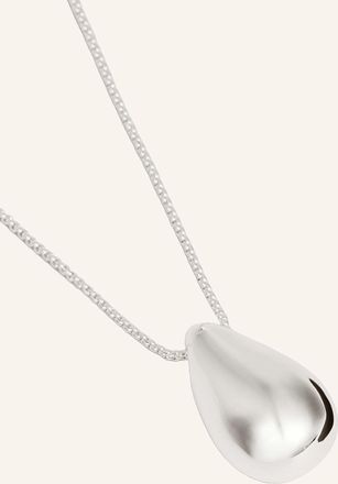 Pompidou Halskette Adjustable Chubby Necklace By Glambou silber