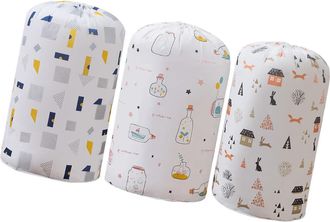 Lurrose 3 St&uuml;ck Kordelzug Aufbewahrungstaschen aus Peva Leicht Gro&szlig;e &Ouml;ffnung Vielseitig f&uuml;r Decken und Kleidung Praktische Haushaltsorganizer f&uuml;r Schrank und 