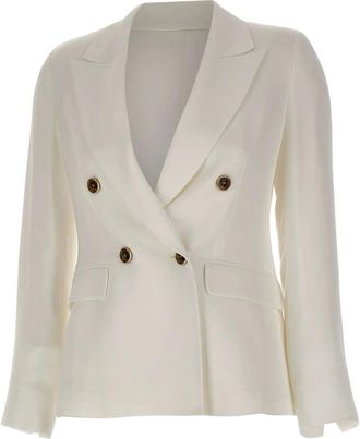 Marella Femme, Vestes, Blanc, Taille: 38 FR Charme Blazer