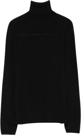 D.exterior Femme, Pulls, Noir, Taille: 38 FR 63279 Pull &agrave; col roul&eacute;
