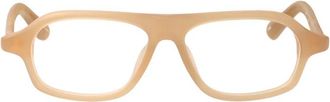 Jacquemus Becane Optical - - Accessories - unisex - Beige - 53 MM