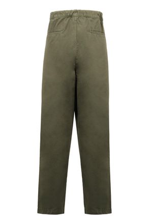 Aspesi Mens Green Cotton Trousers