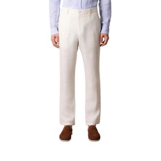 Brooks Brothers Leinenhose - - Trousers - Herren - Wei&szlig; - W38