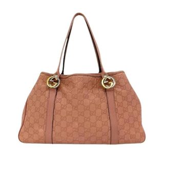 Gucci Pre-owned Sac cabas en cuir GG Twins - Femme - Pre-owned - Rose - Taille: ONE Size