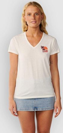 Rip Curl Seeker Standard V Neck T-Shirt bone