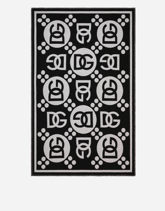 Dolce & Gabbana Wool Jacquard Blanket - Plaid Multicolor Onesize