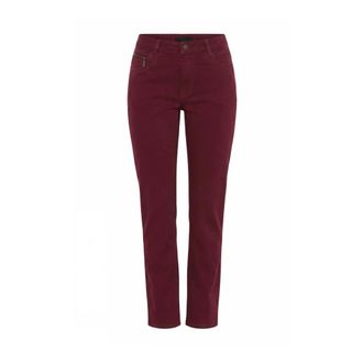 C.Ro Slim-Fit-Hose - - Trousers - Damen - Braun - M