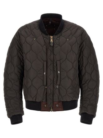 Maison Margiela Reversible Technical Bomber Jacket - Brown