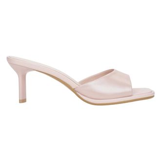 Estro & Luminara Femme, Chaussures, Rose, Taille: 38 EU Mules &agrave; Talons en Cuir