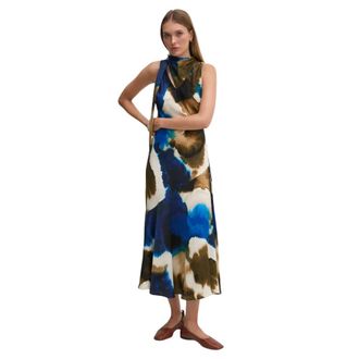 DKNY Dkny - Robe Longue - Femme - Robes - Multicolore - Taille: 40 FR
