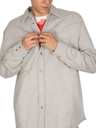 Diesel Classic Collar Cotton Shirt - Gray