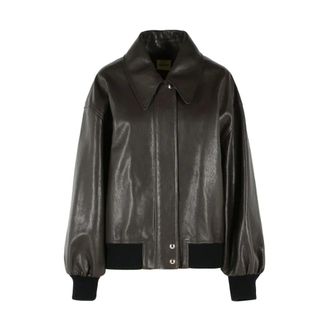 Khaite Femme, Vestes, Brun, Taille: 38 FR Shelman Jacket